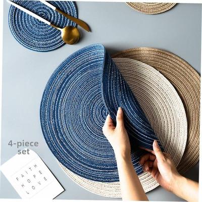ins 1Pcs for Dining Table Embroidery Craft Placemat 餐垫杯垫