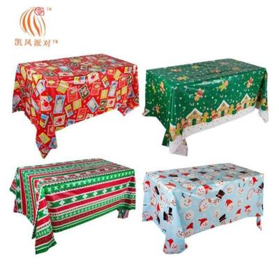 Party Christmas Halloween Thin Party Table Cloth Background