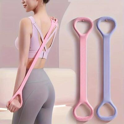 Silicone yoga resistance band - elastic fitness stching