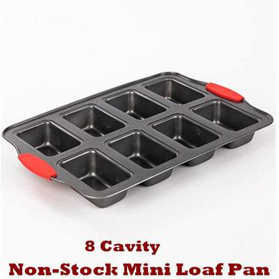 Mini Loaf Pan Bread Brownie Cheesecake Baking Carbon Steel