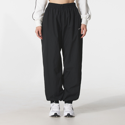 Nike耐克梭织长裤女装2025新款运动裤束脚时尚黑色休闲裤子FV7669
