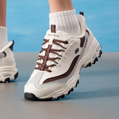 Skechers斯凯奇男鞋厚底休闲鞋新款显高健身鞋运动鞋老爹鞋232422