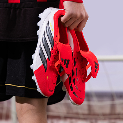 Adidas阿迪达斯官方足球鞋男鞋26猎鹰球鞋红色AG短钉比赛训练战靴