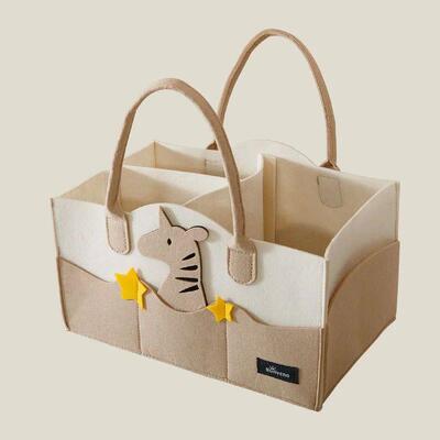Felt Diaper Bag Baby Organizer Pockets handheld mummy bag mo