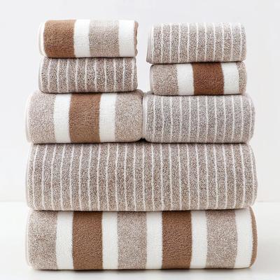 6pc cotton bath towel set Large Hand Bathroom Shower Towels