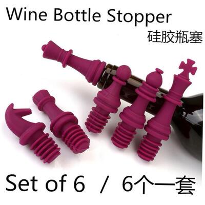 Wine Stopper Silicone Bottle Stopper Beer Cover硅胶红酒瓶塞