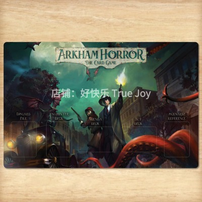 【阿卡姆恐怖桌游牌垫】Arkham Horror玩家面板卡垫子地图Playmat