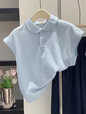 短袖韩版薄款纯色纯棉女