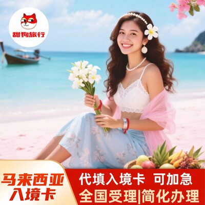 马来西亚电子入境卡MDAC可当天加急