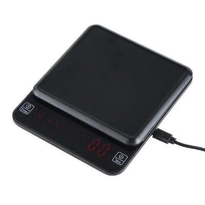 Pocket Coffee Scale with Timer Tare Function 3KG/0.1G for