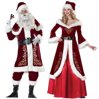 Christmas party dance costume Santa Claus dress up 圣诞服装