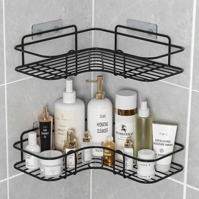 bathroom shelf toilet storage rack no punching shower racks