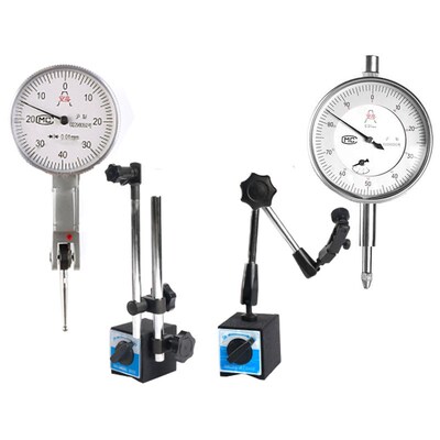 上自九百分表0-3 5 10 20  0-1千分表 杠杆P 磁性表座 内径百分表