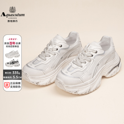 雅格狮丹复古做旧老爹鞋脏脏鞋