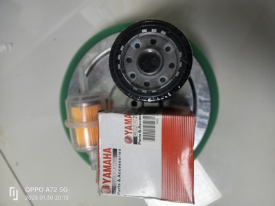 罗宾 雅马哈汽油机配件ef12000EF1300TE空滤芯圆 机滤芯器 汽滤芯