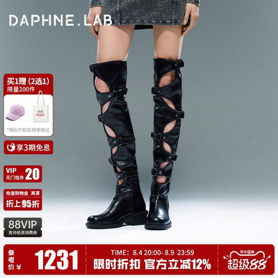 达芙妮labXMARRKNULL联名过膝靴