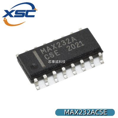 原装正品 MAX232ACSE SOP16+5V供电多通道RS-232驱动器接收器芯片