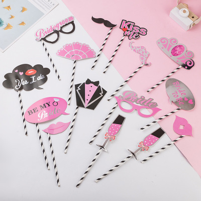 Funny photo props, happy birthday, wedding wishes, bachelor party supplies