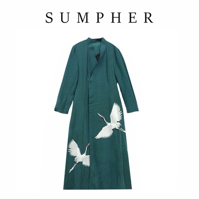 【遇见天XYS】精选新款高端国风气质兰色外套-10749