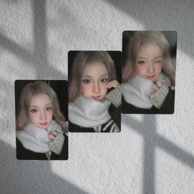 gidle 宋雨琦小卡 solo2 泡泡摩奇幸运卡2.0 粉发琦 ppmq琦