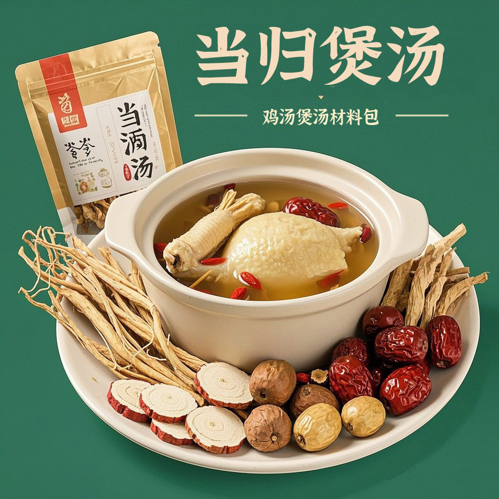 新疆包邮当归黄芪煲汤料包滋补药膳养生补品三伏天鸽子排骨鸡汤煲