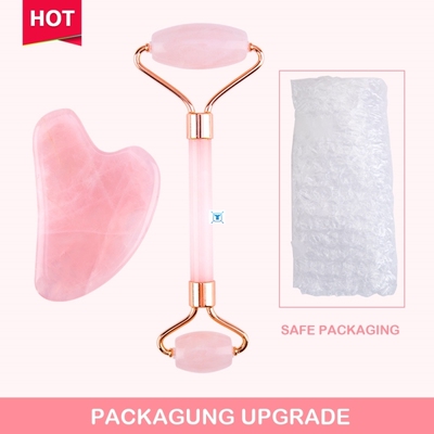极速Jade Roller Mlassager Rose Quartz For Face Natural Real