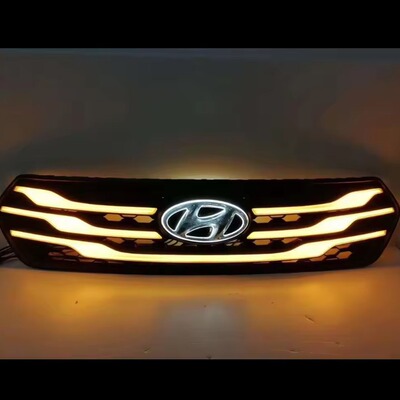 适用于现代IX25中网灯 LED灯标+三色流光转向2015-2017呼吸流水