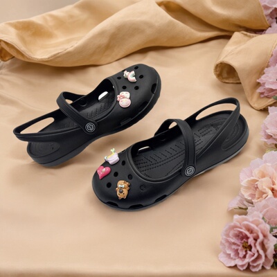 Oroccs洞洞鞋沙滩鞋沙娜女款防滑凉拖鞋户外运动休闲凉鞋