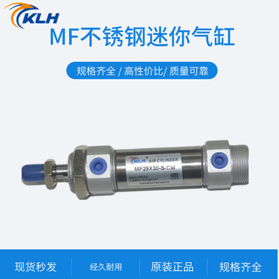 不锈钢迷你气缸MF32X250/300/350/400/450/500/550/600-S-CM