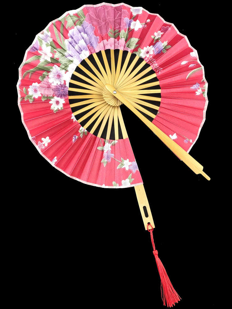 Chinese Style Foldable Round Fan Folding Fan Round Fan Windmill Fan ...