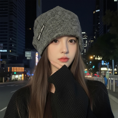 2025新款堆堆帽女显脸小保暖防寒