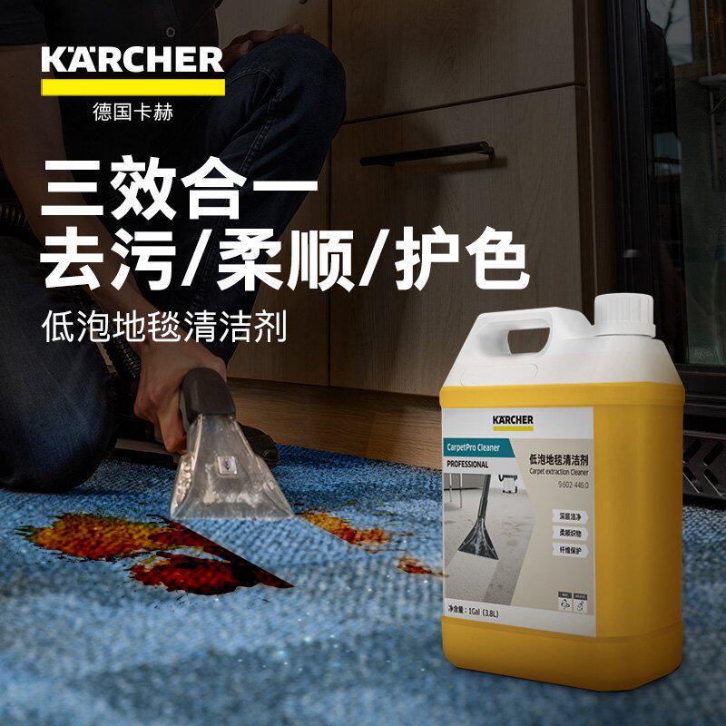 德国卡赫多用途清洁液地毯织物清洁液3.8L低泡地毯清洁剂