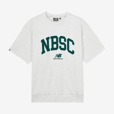 New Balance新百伦正品男字母刺绣圆领运动短袖T恤5CD25353-OA