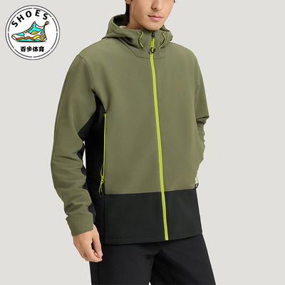 Adidas/阿迪达斯正品2026男士梭织户外保暖运动拒水外套KQ5550