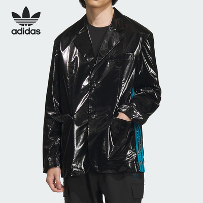 阿迪达斯休闲运动宽松西装外套