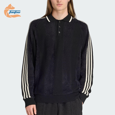 Adidas/阿迪达斯正品三叶草男士日常套头耐穿休闲POLO衫JX3835