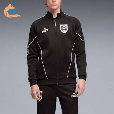 Puma/彪马正品KING新款男黑白色足球训练经典夹克外套783907-14