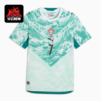 Puma/彪马正品夏季男士运动吸湿排汗套头足球短袖T恤788145-77