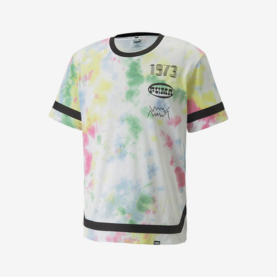 Puma/彪马正品SUMMER LEAGUE男士时尚透气篮球运动短袖T恤