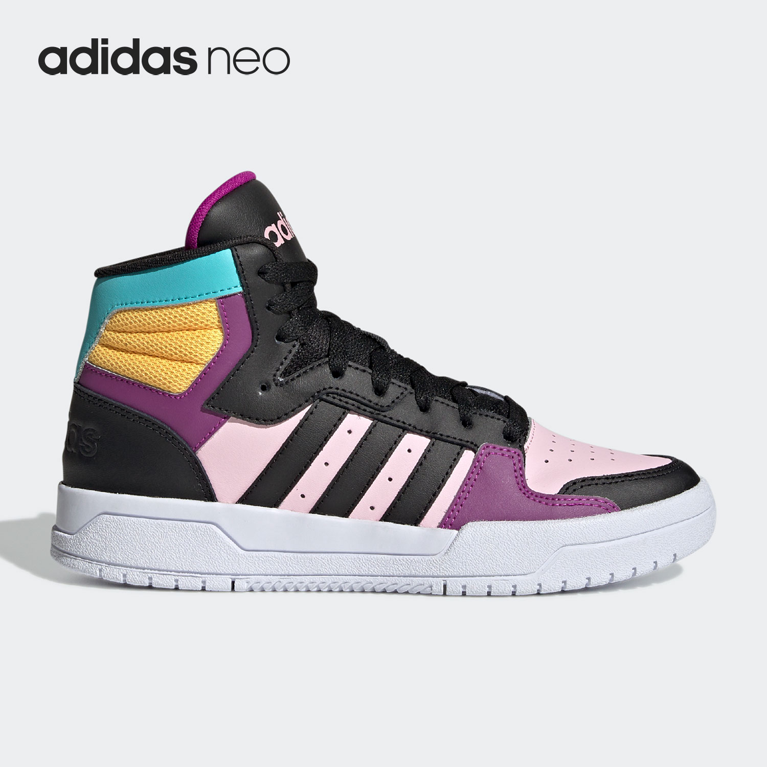 Adidas/阿迪达斯正品Neo 新款女子运动耐磨高帮休闲鞋GY7595