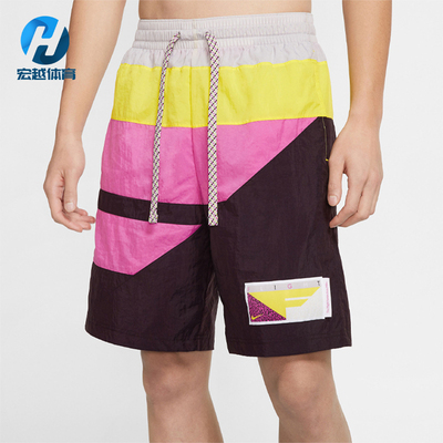 Nike/耐克正品FLIGHT男士系带松紧直筒运动经典短裤BV9413-660