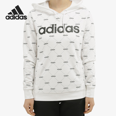 Adidas/阿迪达斯正品当季新款女子运动休闲连帽套头衫EI6248