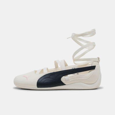 Puma/彪马正品26夏Speedcat女休闲薄底蝴蝶结绑带芭蕾鞋404395-01