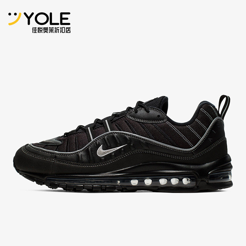 Nike/耐克正品Air Max 98男子运动时尚低帮跑步鞋640744-013