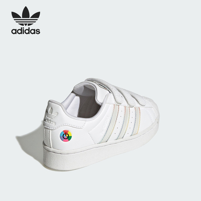 Adidas/阿迪达斯正品三叶草小童经典轻便休闲柔软板鞋JI0509