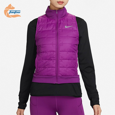 Nike/耐克正品THERMA-FIT女士跑步训练经典保暖棉马甲DD6085-503