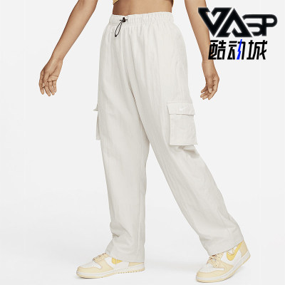 Nike/耐克正品女士梭织宽松休闲运动工装长裤DO7210-104