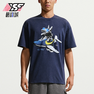 Nike/耐克正品Sportswear男士时尚透气复古图案短袖T恤IR7585-410