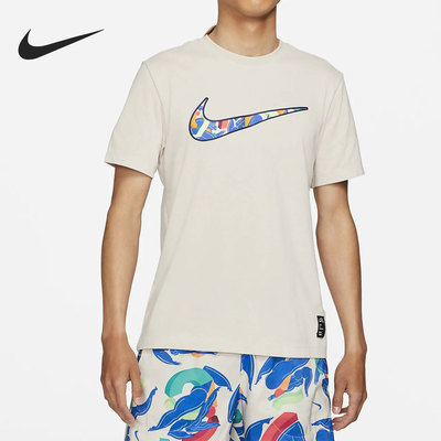 Nike/耐克正品 新款男子大勾跑步训练运动休闲短袖T恤CZ9882-008