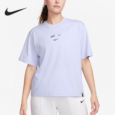 Nike/耐克正品新款女子时尚休闲透气运动圆领短袖FD0982-536